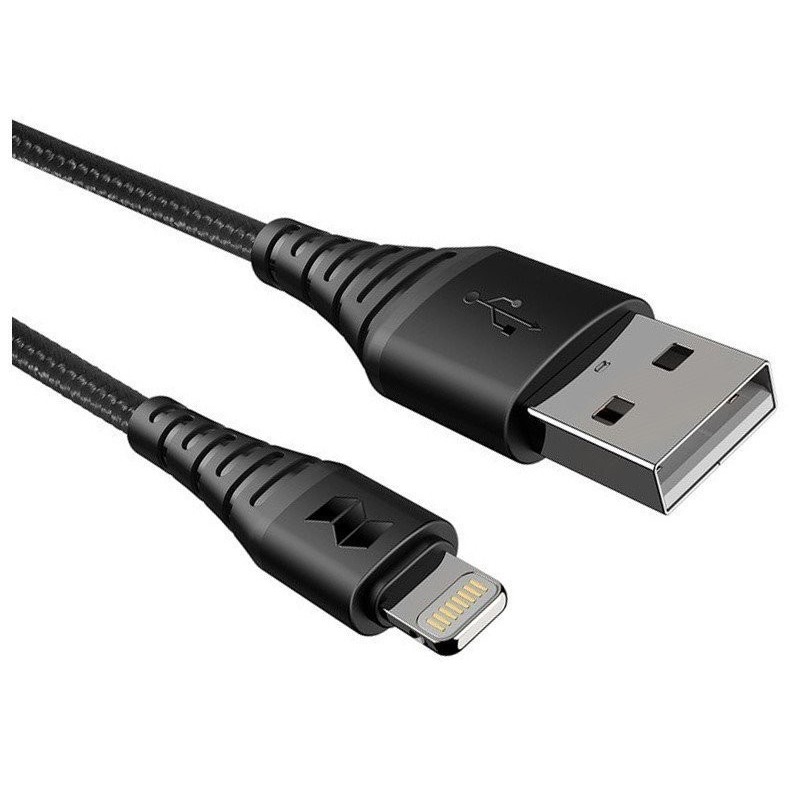 Kabel Wzmacniany USB ROCK SPACE Lightning MFI100cm